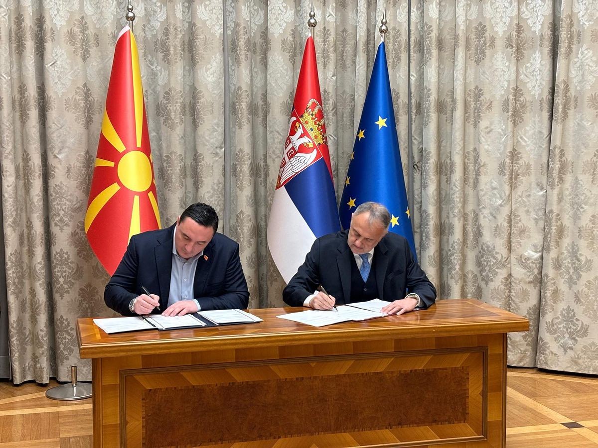 Македонија и Србија потпишаа меморандум за соработка во спортот